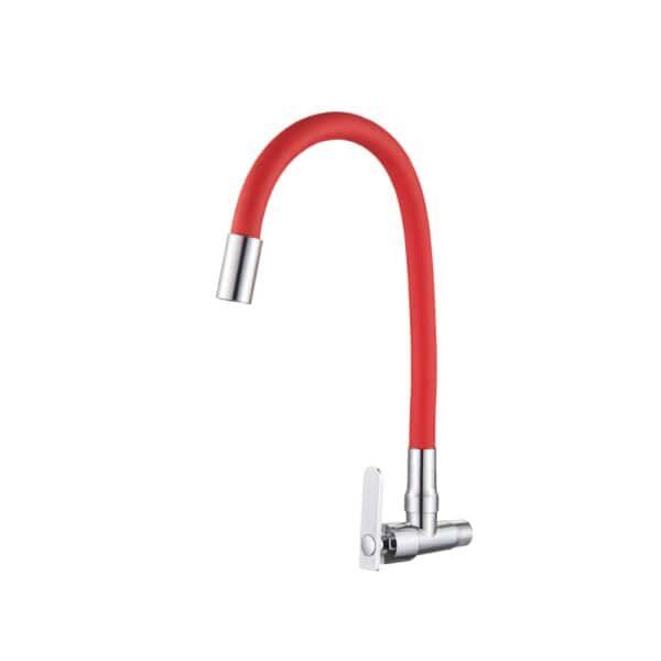 Water Sink Faucet Flexible Tube Cold In-Wall Tap 2024